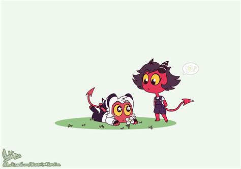 Millie Helluva Boss Moxxie Helluva Boss VivzieVerse lottieandluno фэндомы