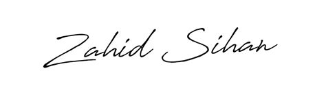 73 Zahid Sihan Name Signature Style Ideas Superb Esignature