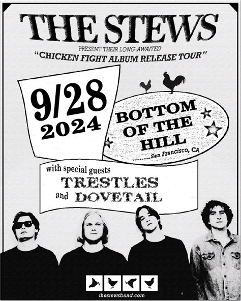 Bottomofthehill The Stews ~ Trestles ~ Dovetail 9282024