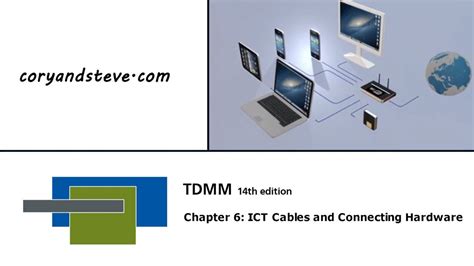 Tdmm 14th Edition Chapter 6 Ict Cables And Connecting Hardware Youtube
