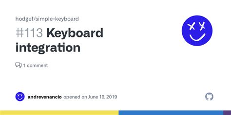 keyboard integration · issue 113 · hodgef simple keyboard · github
