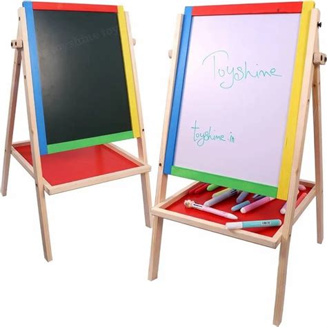 Whitelily Resin Coated Steel Surface Wooden Frame Blackboard For