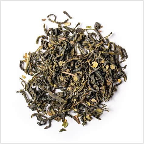 Green Tea Leaves Citrus Green Tea Losse Thee Van Tea Quiero