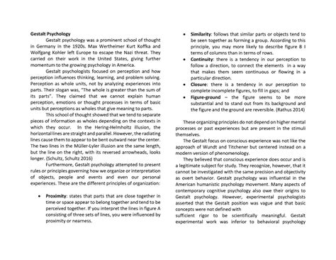 Gestalt Psychology Behaviorism And Humanistic Psychology Gestalt Psychology Gestalt