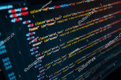 Desktop Source Code And Technology Background Developer Or Programer