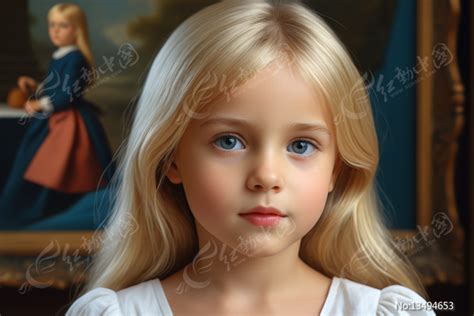 金发女孩蓝眼睛金发在前高清图片下载 红动中国