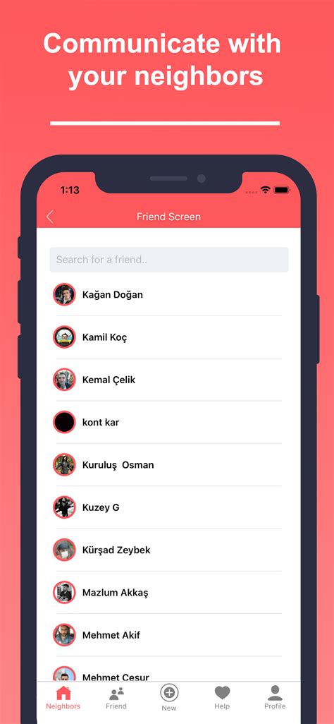 Komsu Communicate With Around You Find Friend For Android Download