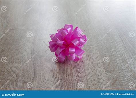 Fold The Ribbon As A Flower For Decoration Stock Photo Image Of Background Decorate