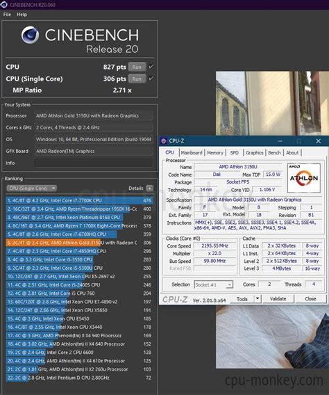 Amd Athlon Gold U Benchmark Test And Specs