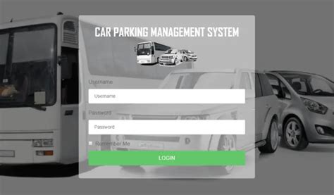 Car Parking System In Php Mysql And Bootstrap