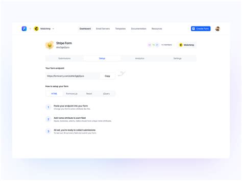 Formcarry Form Setup By Mete On Dribbble