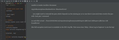 asciidoctor does not work on my machine · issue 4303 · asciidoctor
