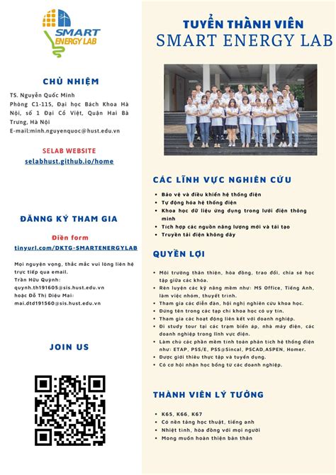 HỖ TrỢ TruyỀn ThÔng 🔍tuyỂn ThÀnh ViÊn Smart Energy Lab