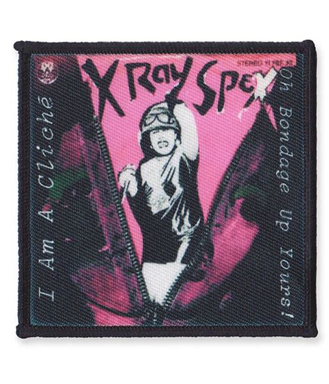 Poly Styrene Patch Sew On X Ray Spex Patches