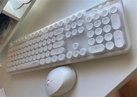 Mofii Wireless White Sweet Keyboard And Mouse Computers And Tech Parts And Accessories Computer