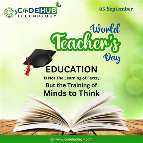 Code Hub Technology On Linkedin Happyteachersday 5september Teachers Guru Teachersday