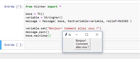 Tuto Python Tkinter programmation événementielle Tutoriel Python