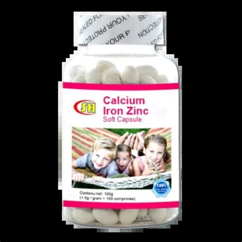 Sunhome Iron Zinc And Calcium Chewable Tablets