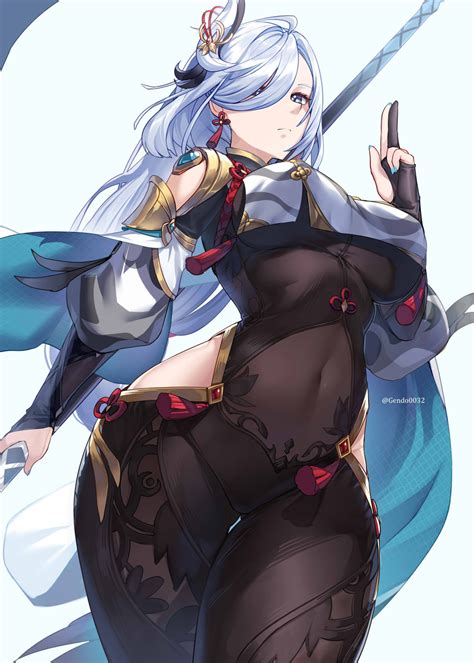 Shenhe Genshin Impact Drawn By Gendo Danbooru