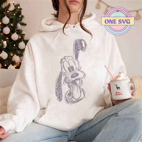 Pluto Svg Png Dxf Classic Pluto Sketched Vacation Shirts Sil Inspire