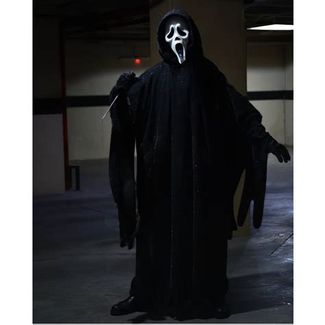 Scream 4 Movie Sparkle Robe Ghostface Hooded Scream Robe Ghostface