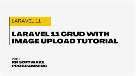 Laravel 11 Crud With Image Upload Tutorial Laravel 11 Crud Project