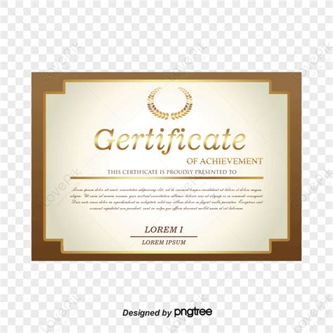 인증서 템플릿 소재 상장 일러스트졸업 증서장식적인우표 Png 일러스트 무료 다운로드 Lovepik
