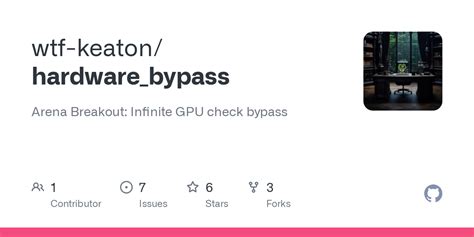 hardware bypass hardware bypass sln dotsettings at main · wtf keaton hardware bypass · github