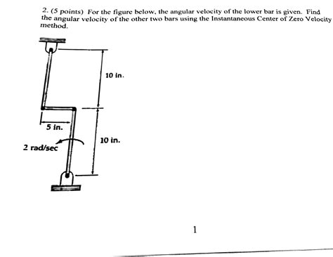 Solved Points For The Figure Below The Angular Chegg