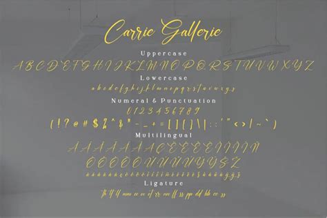 Carrie Gallerie Calligraphy Font Download Fonts