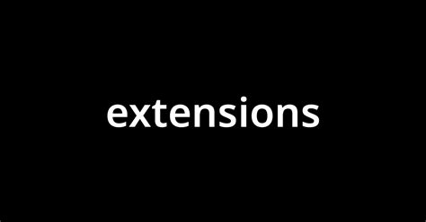 「エクステンションズ Extensions 」とは？ カタカナ語の意味・発音・類語辞典