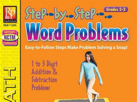 Step By Step Word Problems For Grades To Teaching Resources