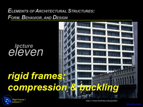 Rigid Frames Elements Of Architectural Structures Lecture Slides Docsity