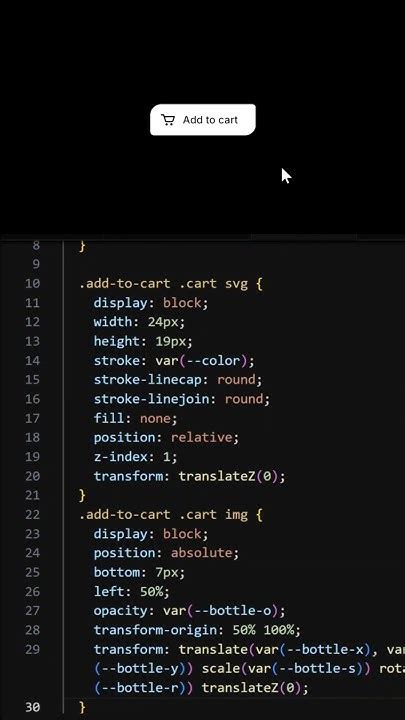 Day 010 Micro Css Add To Cart Button Animation Coding Webdevelopment Frontenddesign Css