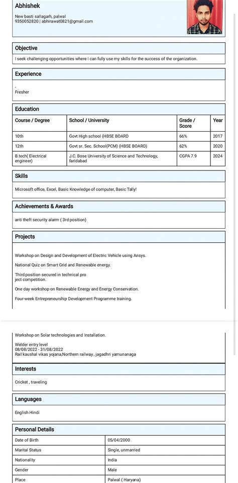 Dear Hiring Team Im Sharing My Resume To All Of You So Please Inform