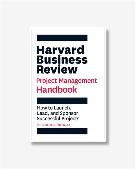 hbr project management handbook bookmarked