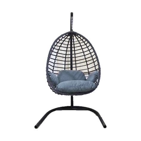 ბუდე საქანელა ყავისფერი ბალიშებით