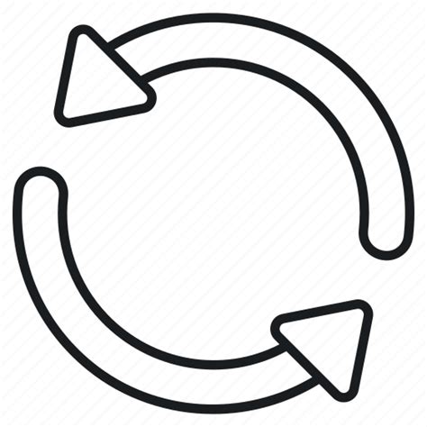 Repeat Arrow Arrows Loop Again Arrowheads Exchange Icon Download On Iconfinder
