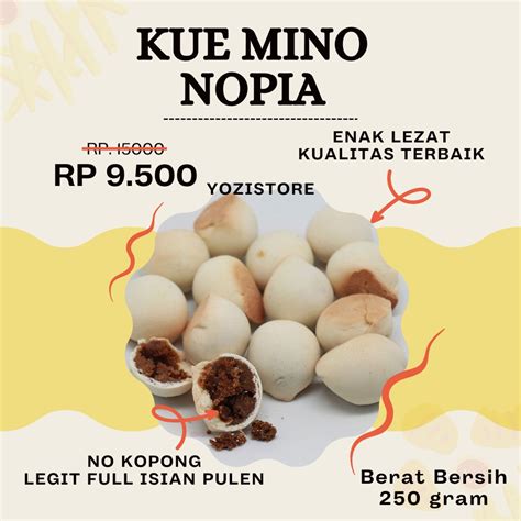 Jual Mino Nopia Banyumas Super Legit Paling Enak Dan Lezat Full Isian