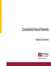 Understanding Convolutional Neural Networks For Image Analysis Course Hero