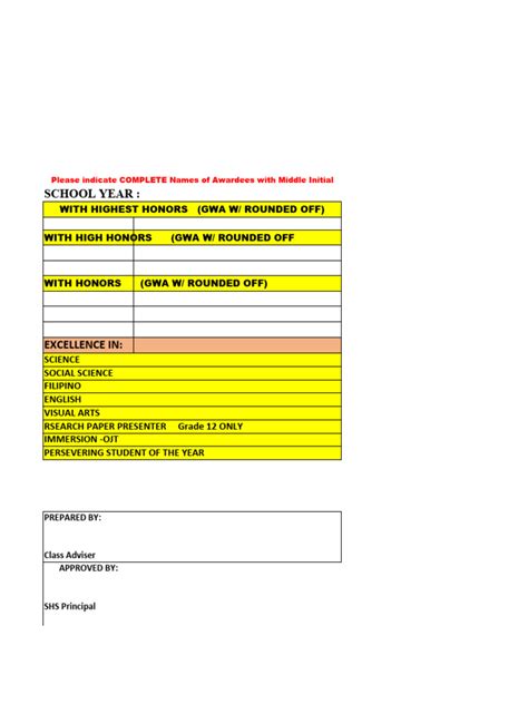 Deliberation Form Pdf