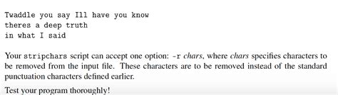 Solved Exercise 2 Remove Punctuation In This Stage We