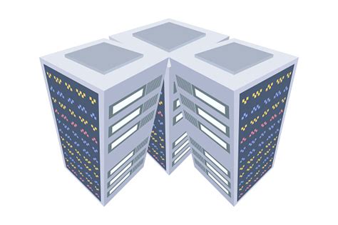 서버 룸 데이터베이스 시스템 서버 랙 데이터 보호 인터넷 보안 개념 데이터 센터 아이콘 클라우드 스토리지 클라우드 컴퓨팅 컴퓨터