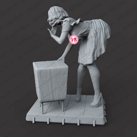 124 Scale Resin Figure Elizabeth Sexy Girl Nsfw Model Kit Unpainted