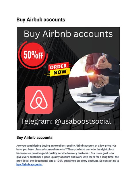 Buy Airbnb Accounts Speaker Deck