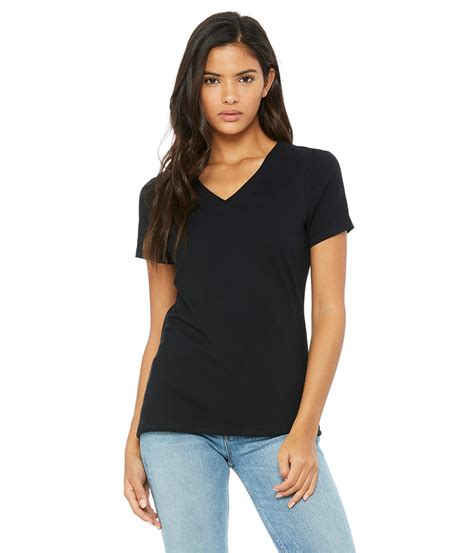 Womens Relaxed Jersey V Neck Staton Corporate And Casual