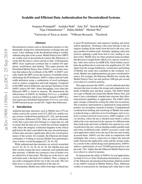pdf scalable and efficient data authentication for decentralized systems