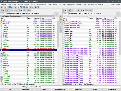 udvidede danske menuer for total commander 11 56 total commander