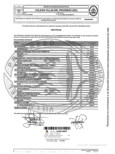 Certificado Rosangela Pdf