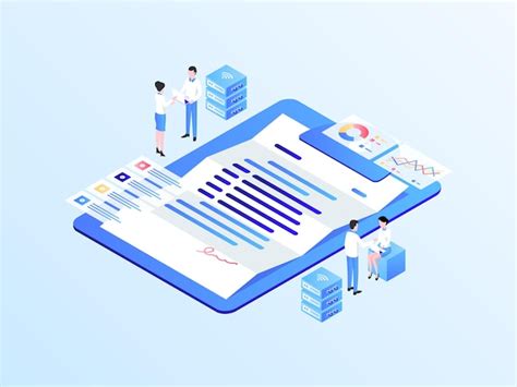 디지털 뱅킹 아이소메트릭 빛 그라데이션 그림입니다 모바일 앱 웹사이트 배너 다이어그램 인포그래픽 및 기타 그래픽 자산에 적합합니다 프리미엄 벡터